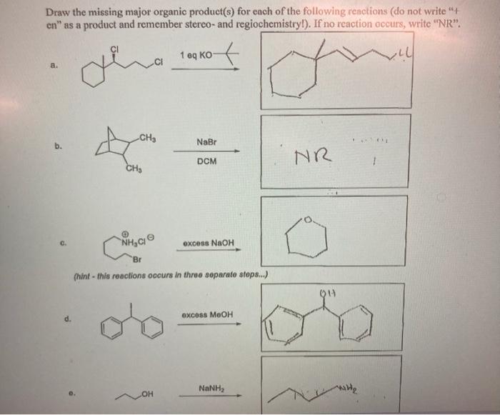 Solved Draw all possible monobromination products for the | Chegg.com