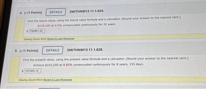Solved Find the future value, using the future value formula | Chegg.com