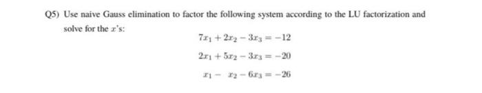 Solved solve these questions step by step , from Q1 to Q5 | Chegg.com