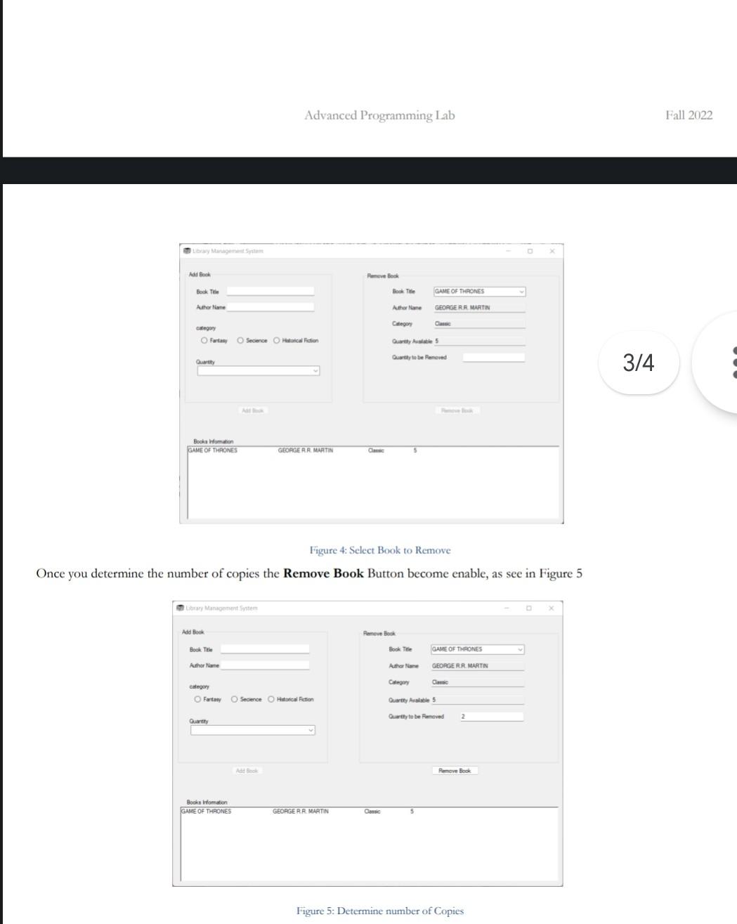 Introduction to Windows Form Part I: Library | Chegg.com