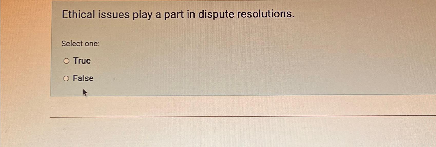 Solved Ethical issues play a part in dispute | Chegg.com