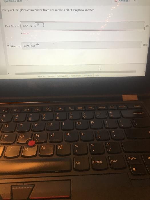 Solved Carry out the given conversions from one metric unit | Chegg.com