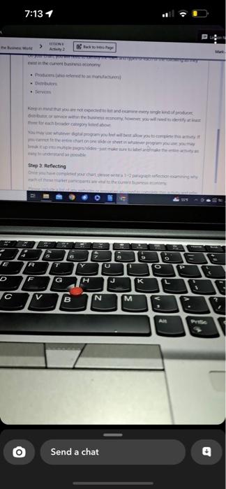 Solved Step 2. Fueflecting Step 1: The Siluation | Chegg.com