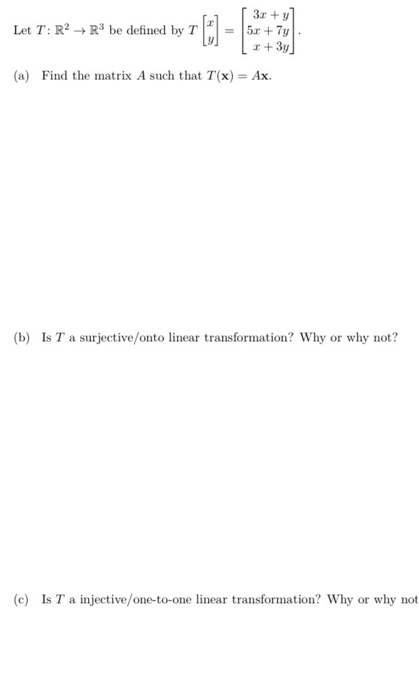 Solved linear algebra | Chegg.com