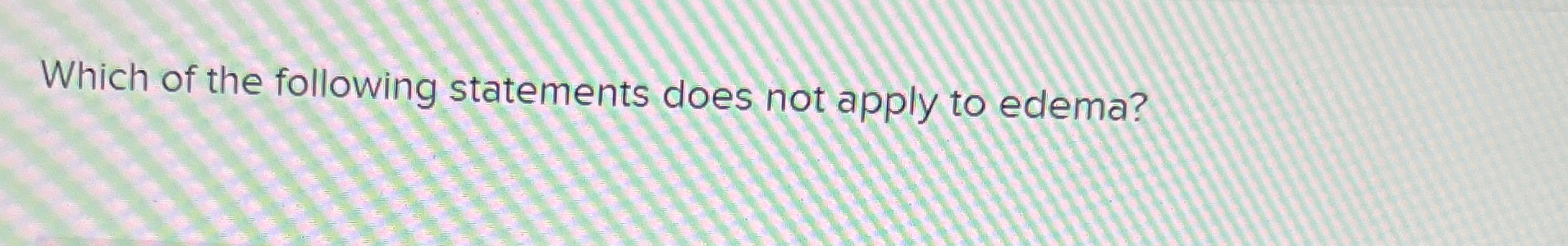 Solved Which of the following statements does not apply to | Chegg.com