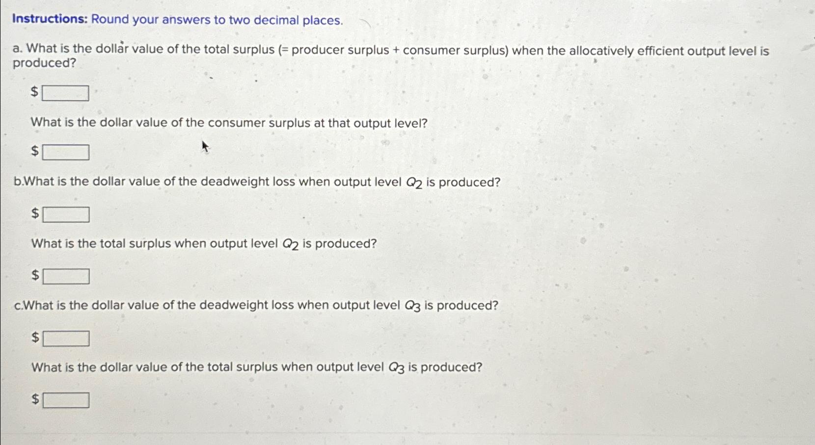 Solved Instructions: Round your answers to two decimal | Chegg.com