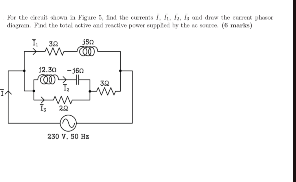 Solved For the circuit shown in Figure 5, ﻿find the currents | Chegg.com