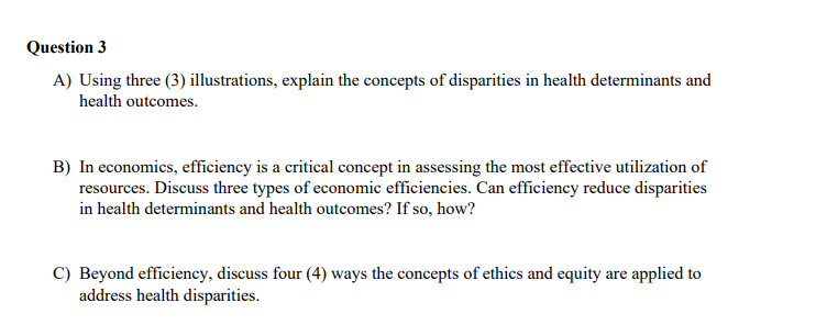 Solved Question 3A) ﻿Using three (3) ﻿illustrations, explain | Chegg.com