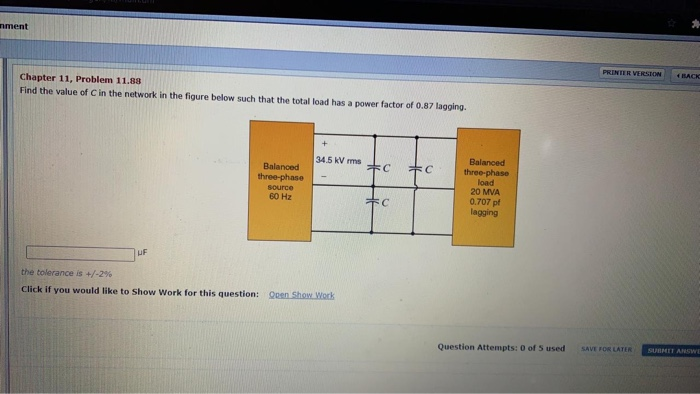 Solved niment PRINTER VERSION BACK Chapter 11, Problem 11.88 | Chegg.com