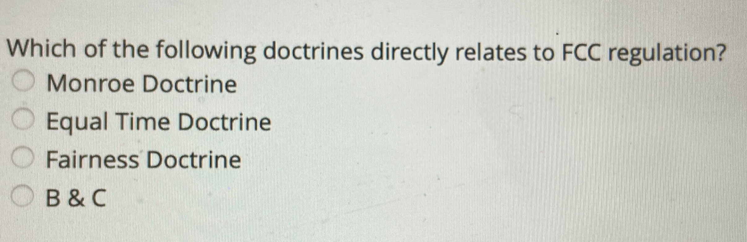 Solved Which of the following doctrines directly relates to | Chegg.com