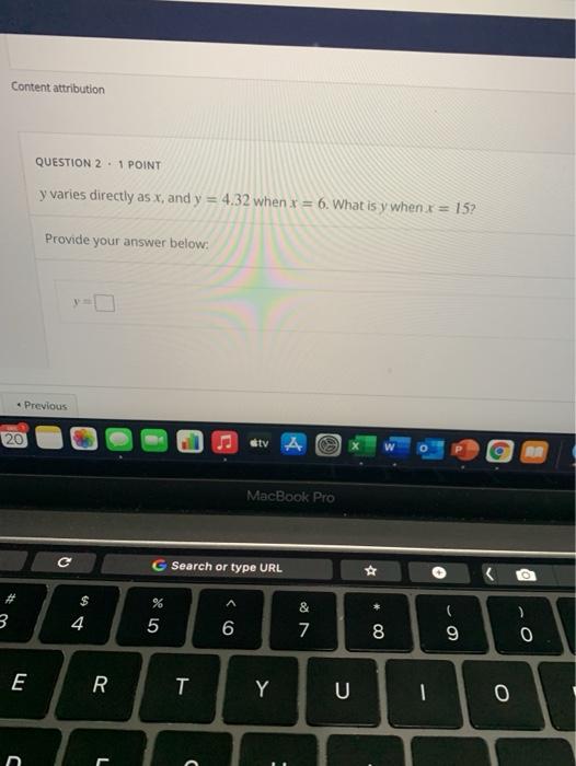 Solved Content attribution QUESTION 2.1 POINT y varies | Chegg.com
