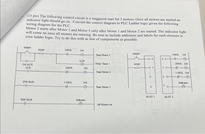 ( 15pts ) The following control circuit is a | Chegg.com