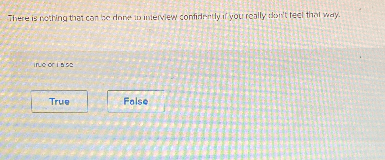 Solved There is nothing that can be done to interview | Chegg.com