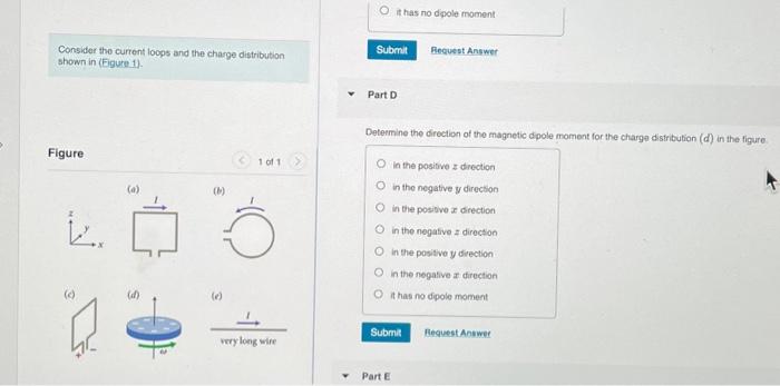 Solved Consider the current loops and the charge | Chegg.com