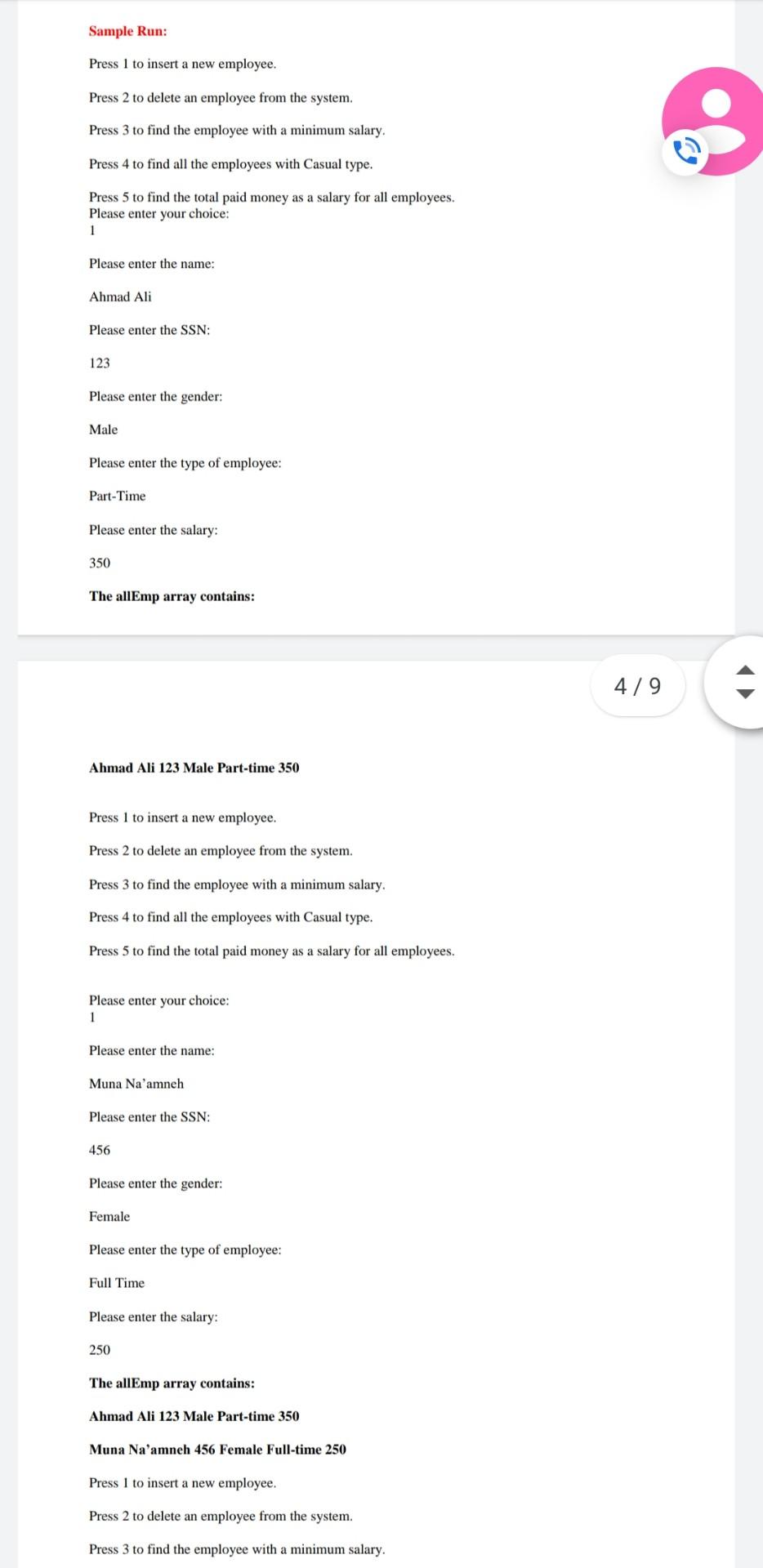 Solved Q2) 1- Create a java class file with the class | Chegg.com