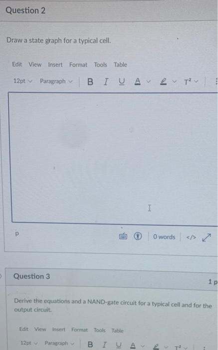 Solved An iterative circuit has a form similar to the figure | Chegg.com