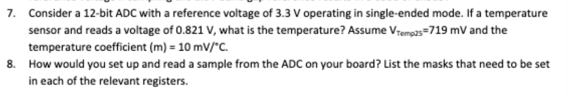Solved Consider a 12-bit ADC with a reference voltage of | Chegg.com