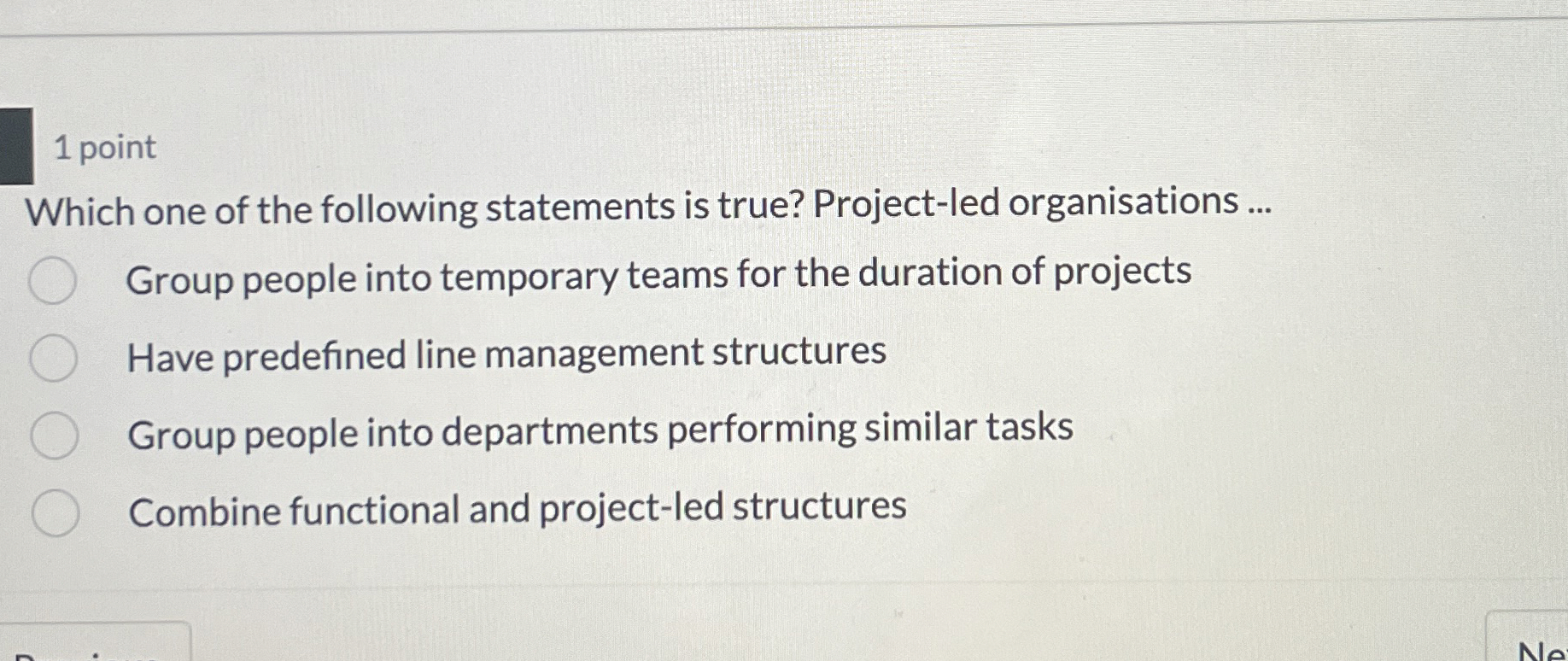 Solved 1 ﻿pointWhich one of the following statements is | Chegg.com