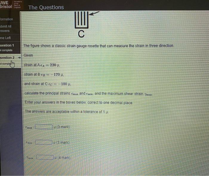 Solved WE stol mation nit All vers - Left stion 1 omplete | Chegg.com