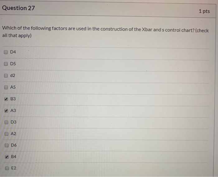 Solved Question 25 1 pts Which of the following factors are | Chegg.com