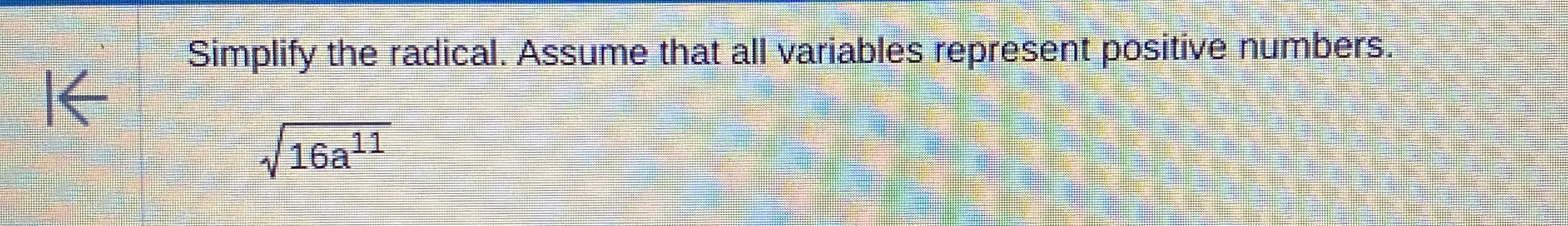 Solved Simplify the radical. Assume that all variables | Chegg.com