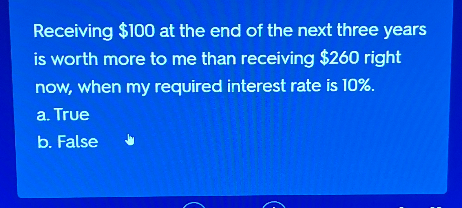 Solved Receiving $100 ﻿at the end of the next three years is | Chegg.com