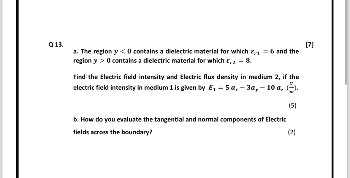 Solved Q 13.a. ﻿The region y