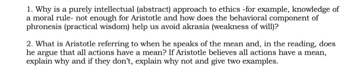 1. Why is a purely intellectual (abstract) approach | Chegg.com