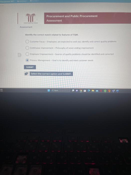 Solved Procurement and Public Procurement Assessment Which | Chegg.com