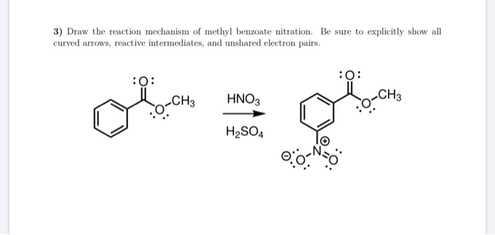 Nitration Of Methyl Benzoate Mechanism Lab 1, EAS Nitration Of Methyl