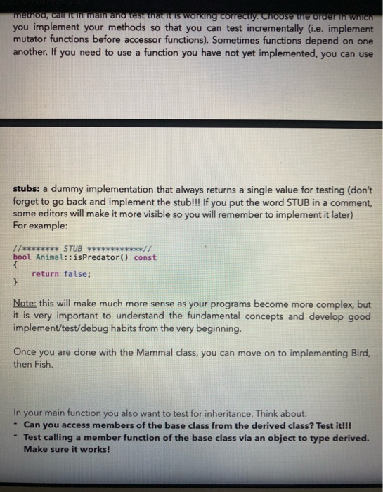 Solved Project 2: Inheritance Project will build on Project1 | Chegg.com
