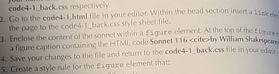 Solved code4-1 ﻿back.css respectively.Go to the code4-1.html | Chegg.com