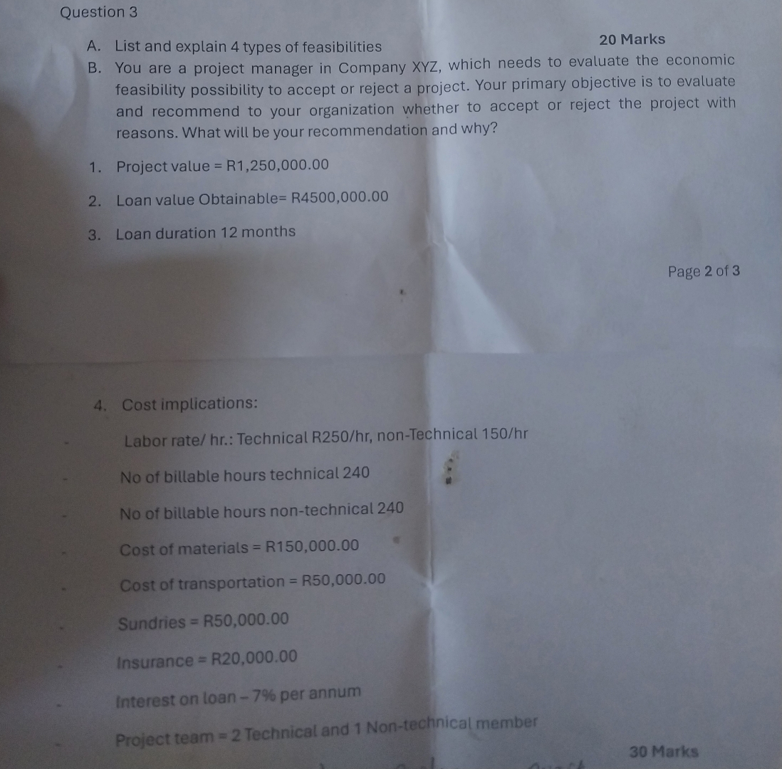 Solved Question 3A. ﻿List and explain 4 ﻿types of | Chegg.com