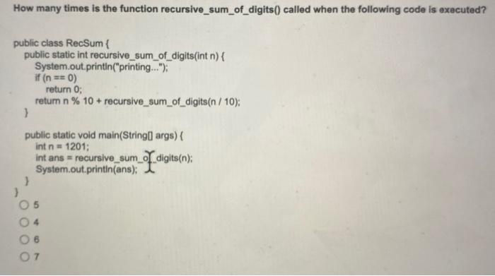 Solved How many times is the function | Chegg.com