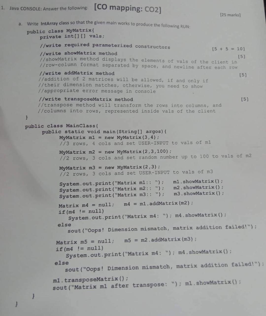 This Problem Is From Java Console Related Problem 