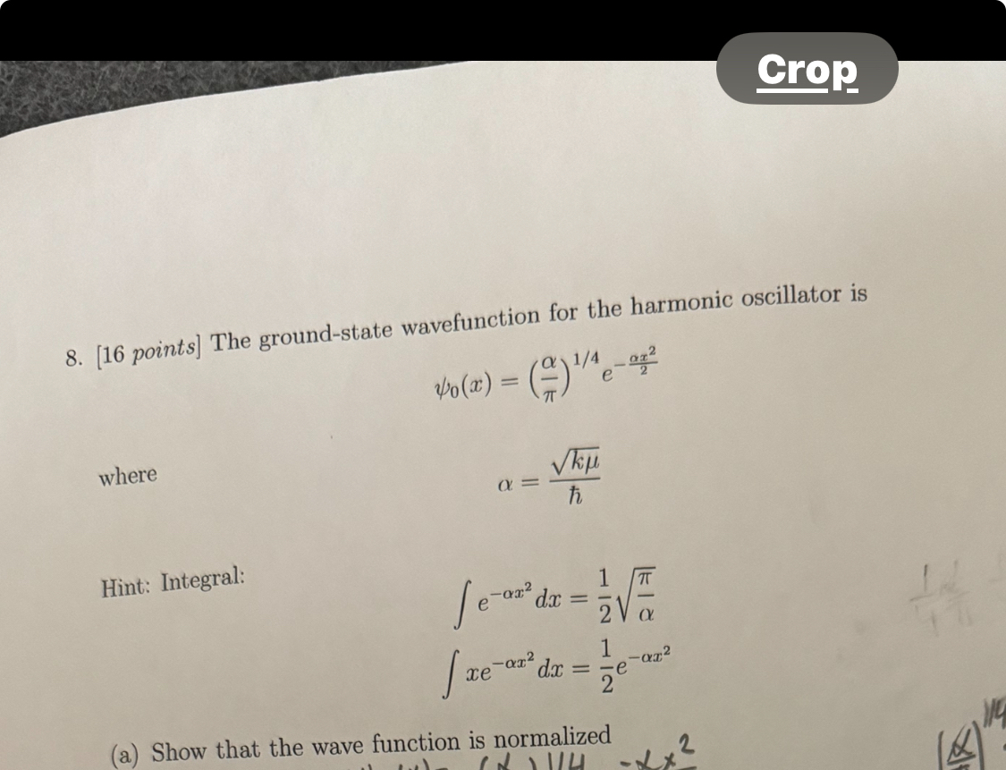 Solved also, calculate the linear momentum of a harmonic | Chegg.com