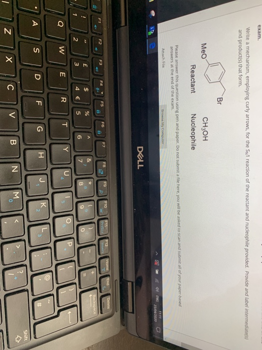 Solved exam. Write a mechanism, employing curly arrows, for | Chegg.com