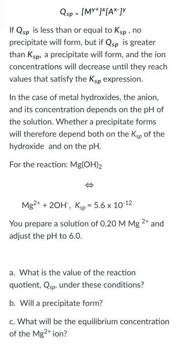 Solved Qsp - [MY*]*[A*.]Y If Qsp is less than or equal to | Chegg.com
