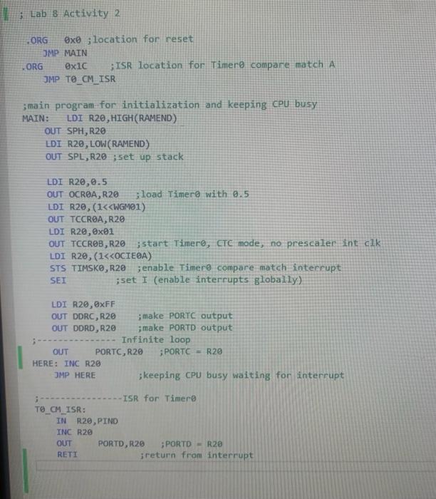 Solved Modify the program given below that is in Microchip | Chegg.com