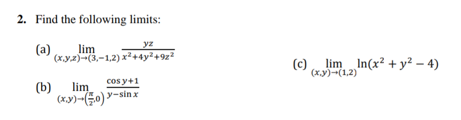 Solved Find the following | Chegg.com