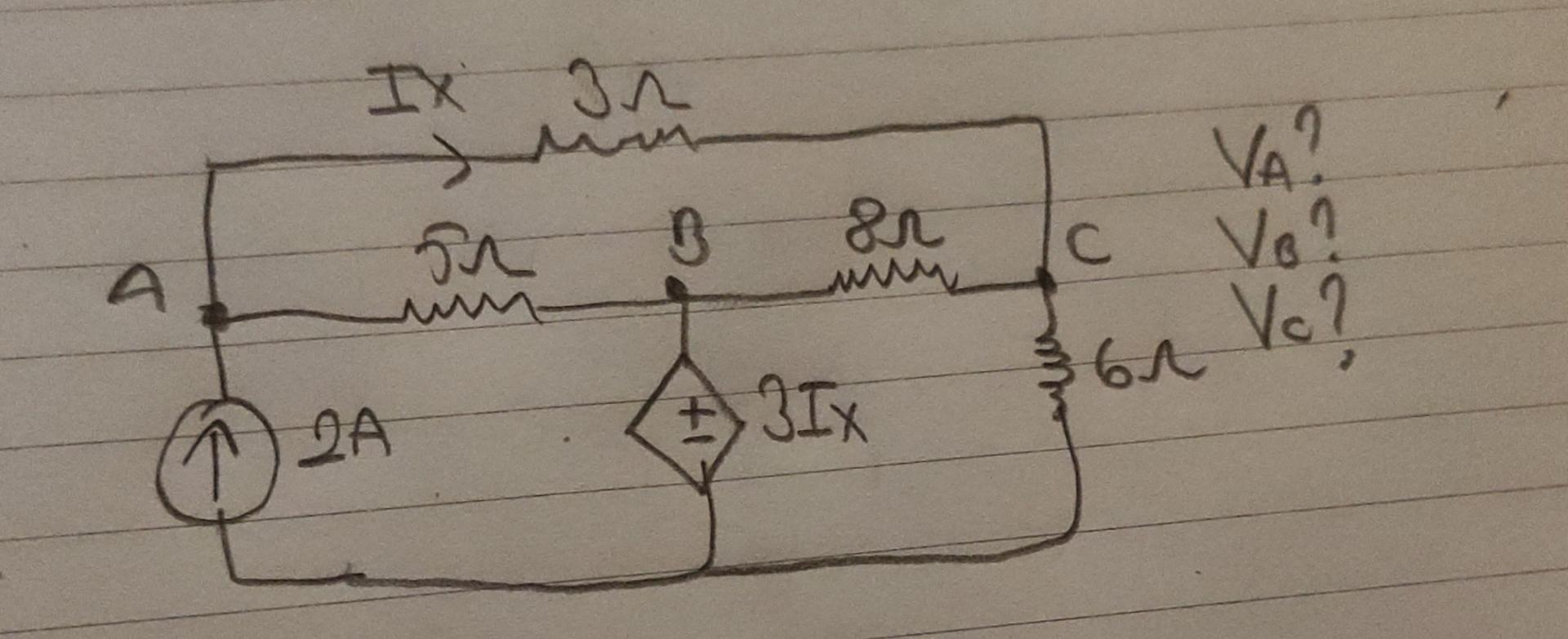 Solved Calculate the Va,Vb,Vc | Chegg.com