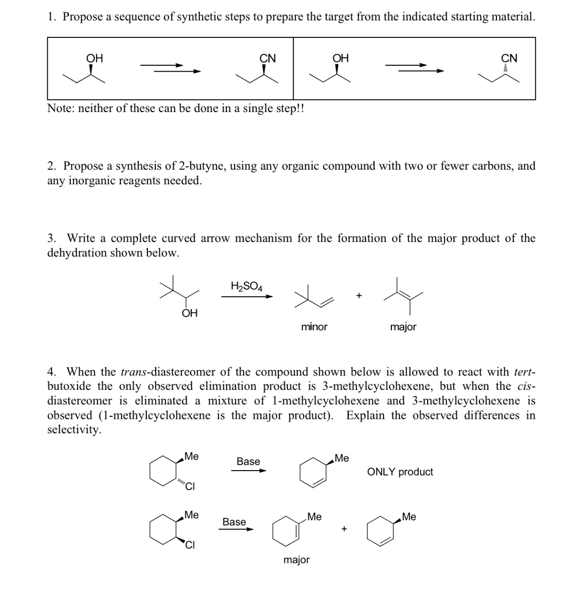Solved Propose a sequence of synthetic steps to prepare the | Chegg.com
