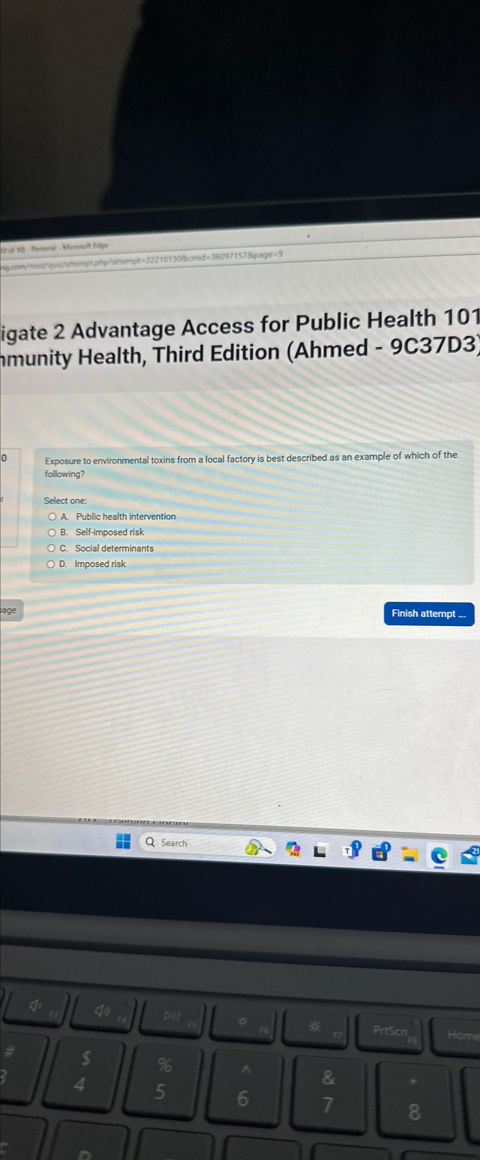 Solved igate 2 ﻿Advantage Access for Public Health 101 | Chegg.com