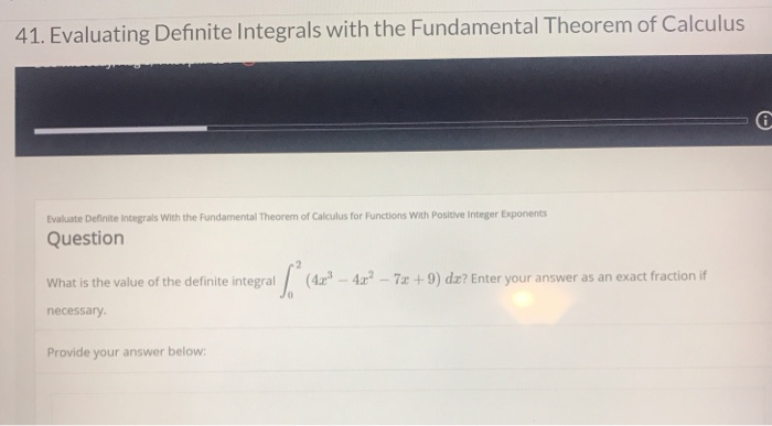 Solved 41. Evaluating Definite Integrals with the | Chegg.com