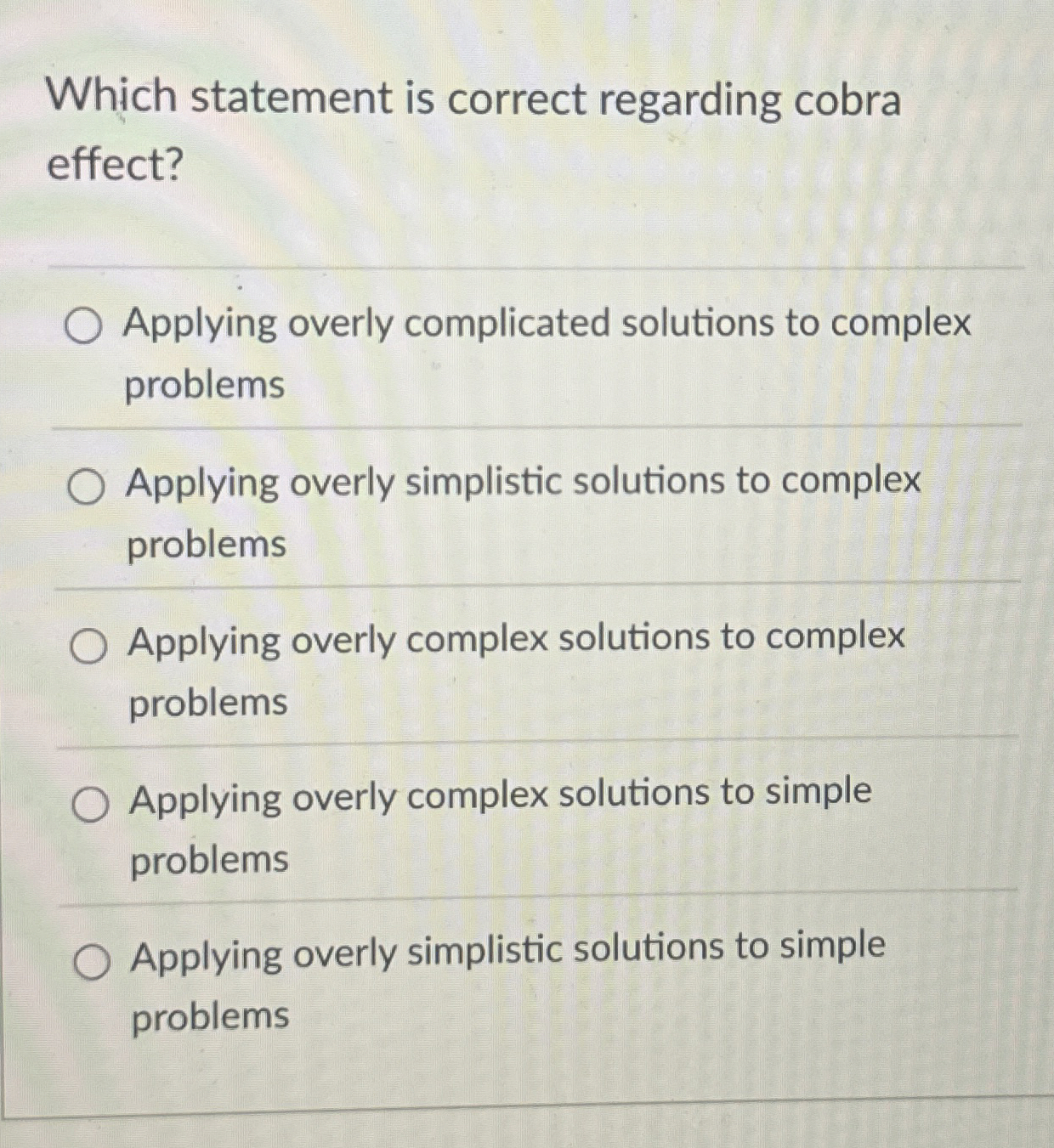 Solved Which statement is correct regarding | Chegg.com