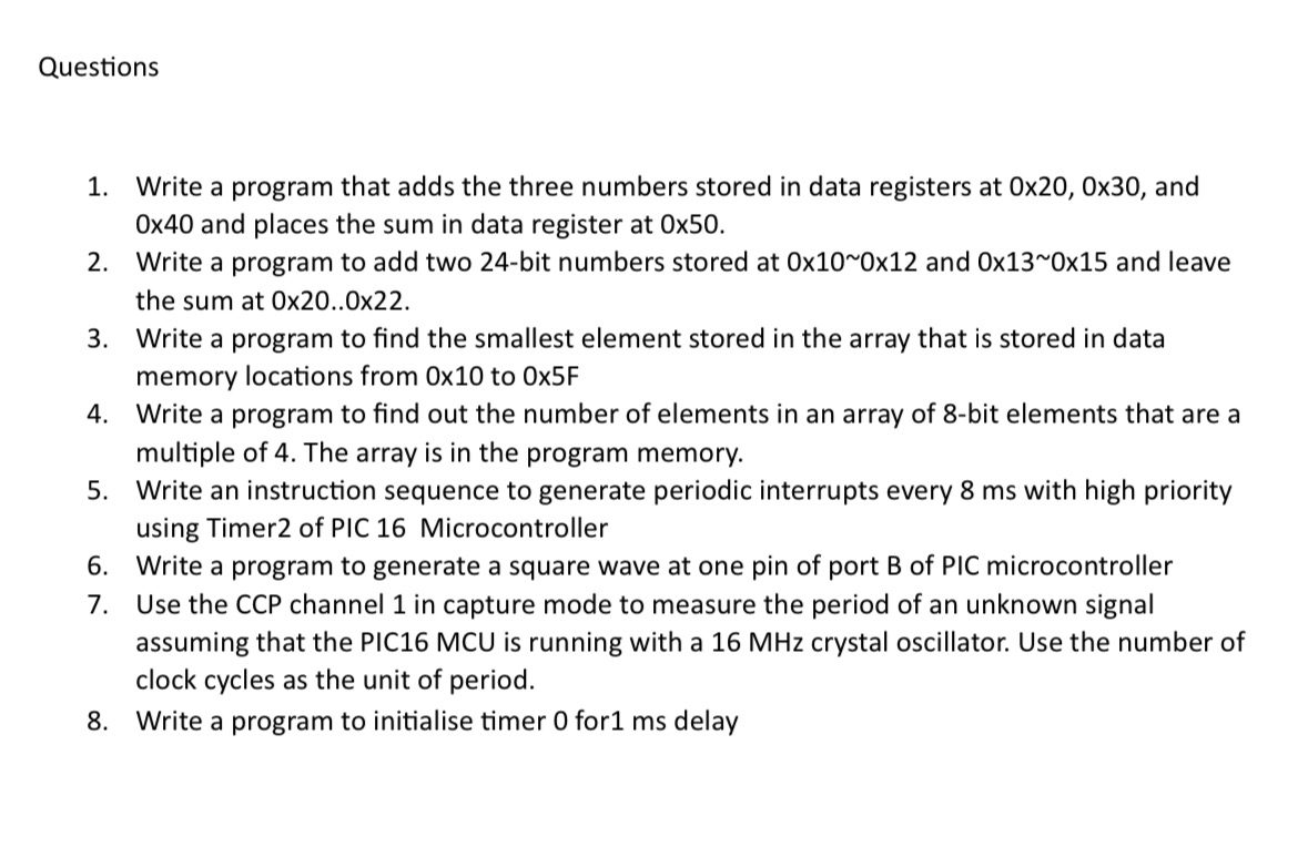 QuestionsWrite a program that adds the three numbers | Chegg.com