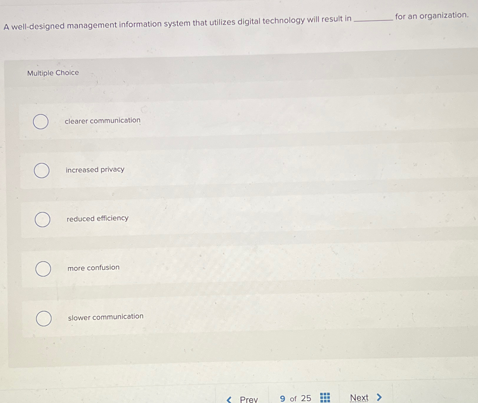 Solved A well-designed management information system that | Chegg.com
