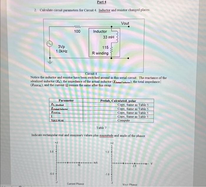 Solved 2. Calculate circuit parameters for Circuit 4. | Chegg.com