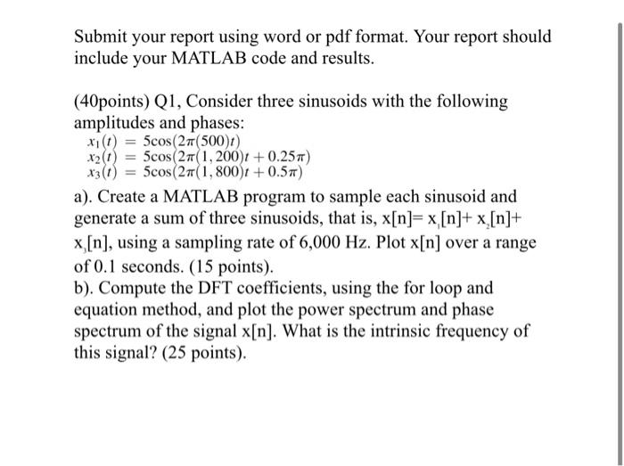 Solved Submit your report using word or pdf format. Your | Chegg.com Solved Submit your report using word or pdf format. Your | Chegg.com