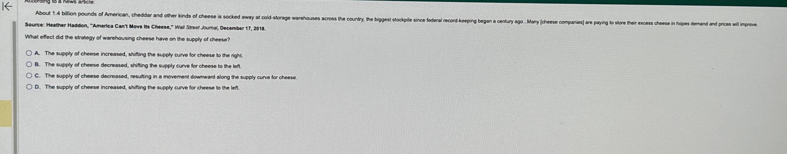 Solved Source: Heather Haddon, "America Can't Move Its | Chegg.com